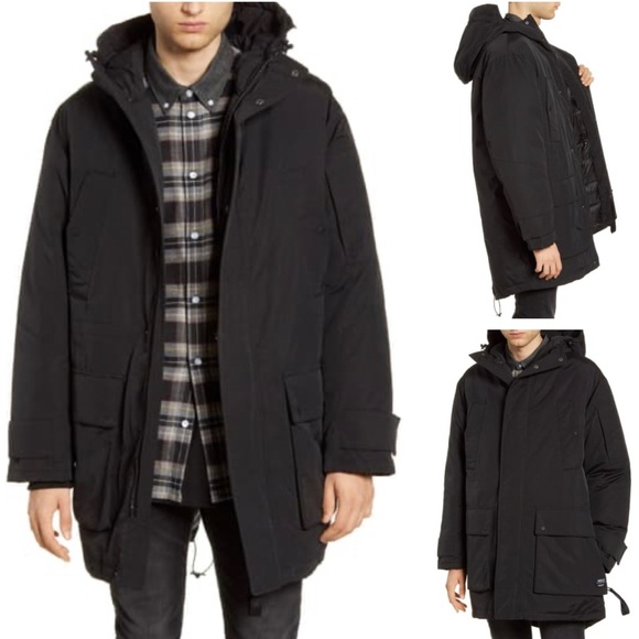 Wesc | Jackets & Coats | Wesc All Weather Padded Parka Jacket Black Nwt ...